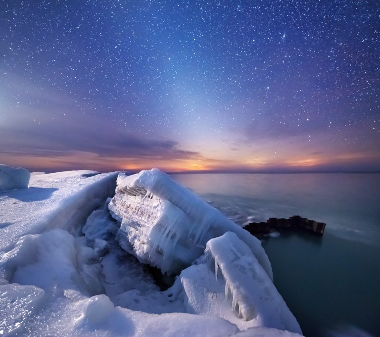 ice-formations-lake-michigan-night-sky-stars-02191822 – Snap Happy Gal ...