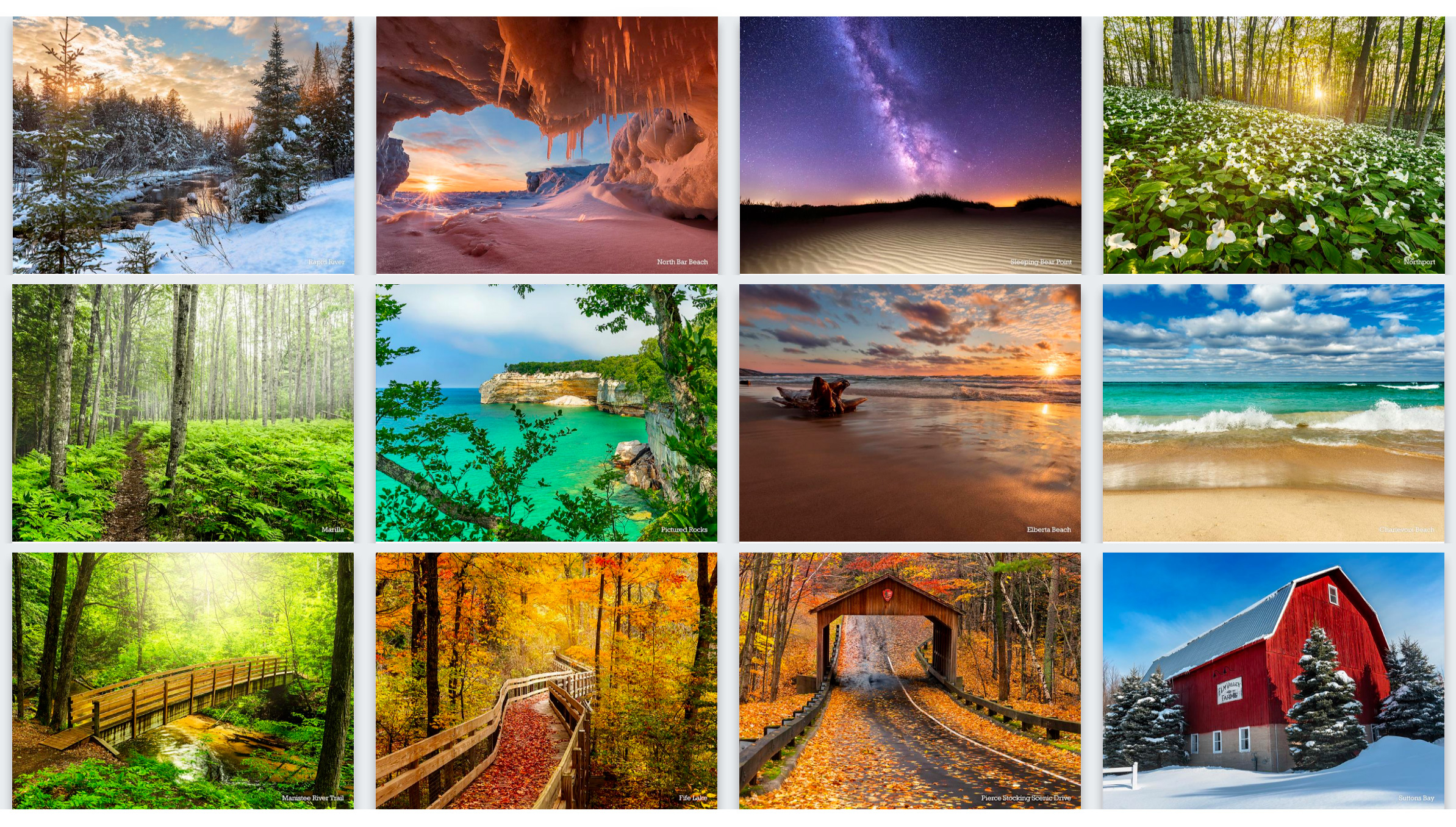 2020 Northern Michigan Wall Calendars – Snap Happy Gal Photography